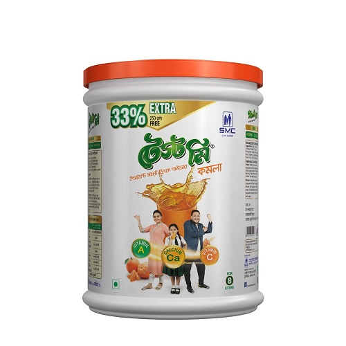 SMC Taste Me Orange Instant Drink Powder 1kg Jar – dhakaiyamart.com