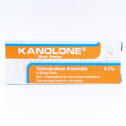 Kanolone Oral Dental Paste Triamcinolone Acetonide 0.1% 5g ...